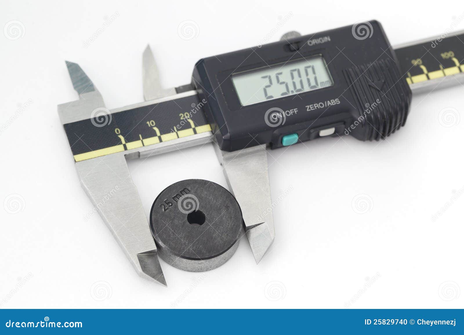 Digital Caliper stock photo. Image of caliper, industry - 25829740