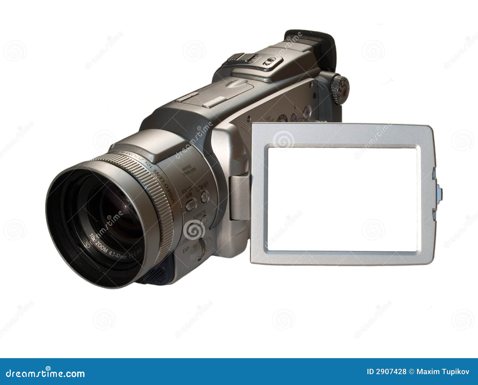 Digital Camcorder with Frame Stock Photo - Image of electronics, mini ...