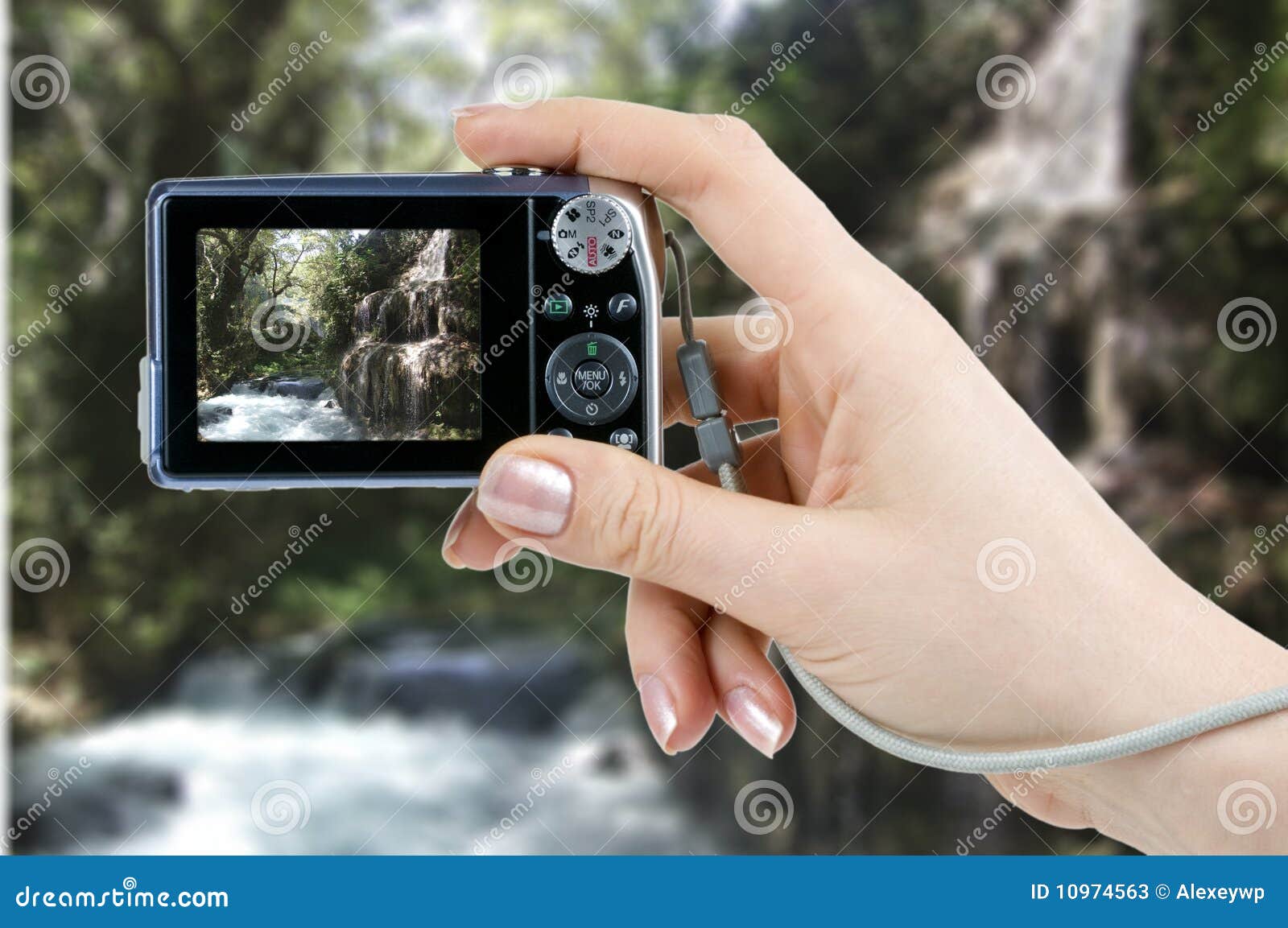 Digital camera stock image. Image of electronics, falls - 10974563