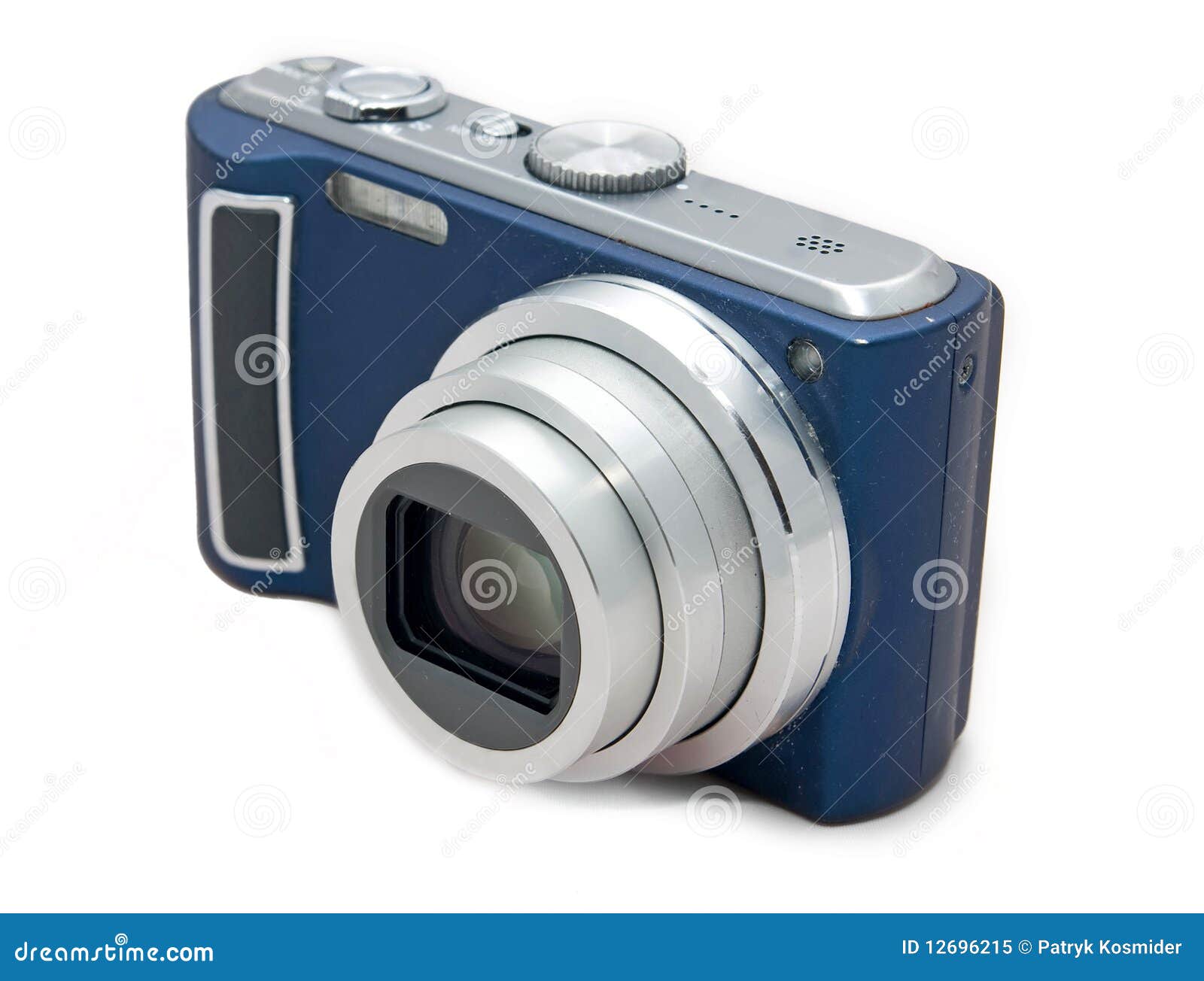 DIgital camera stock image. Image of mega, lens, grey - 12696215