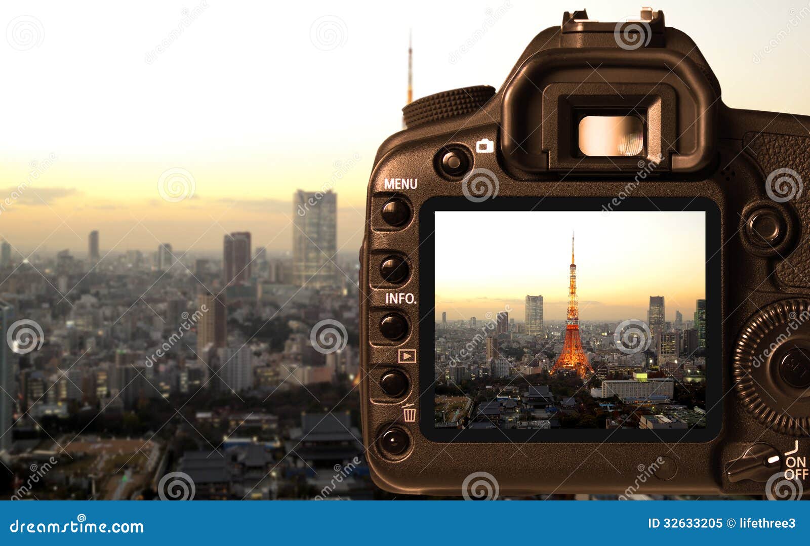 Digital camera capturing stock image. Image of downtown - 32633205