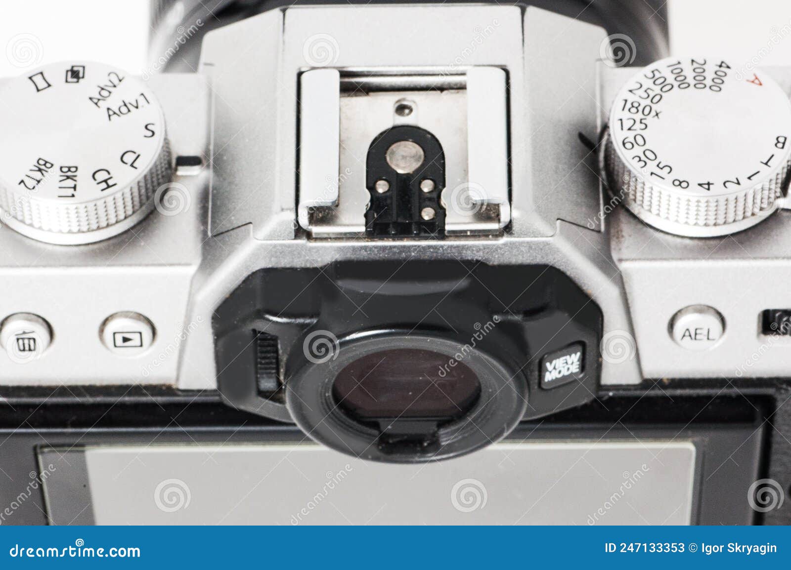 Digital Camera Exposure Mode Wheels and Hot Shoe Stock Image - Image of ...