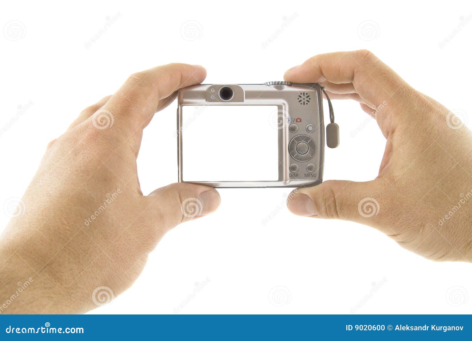 The Digital Camera in a Hands Stock Photo - Image of digital ...