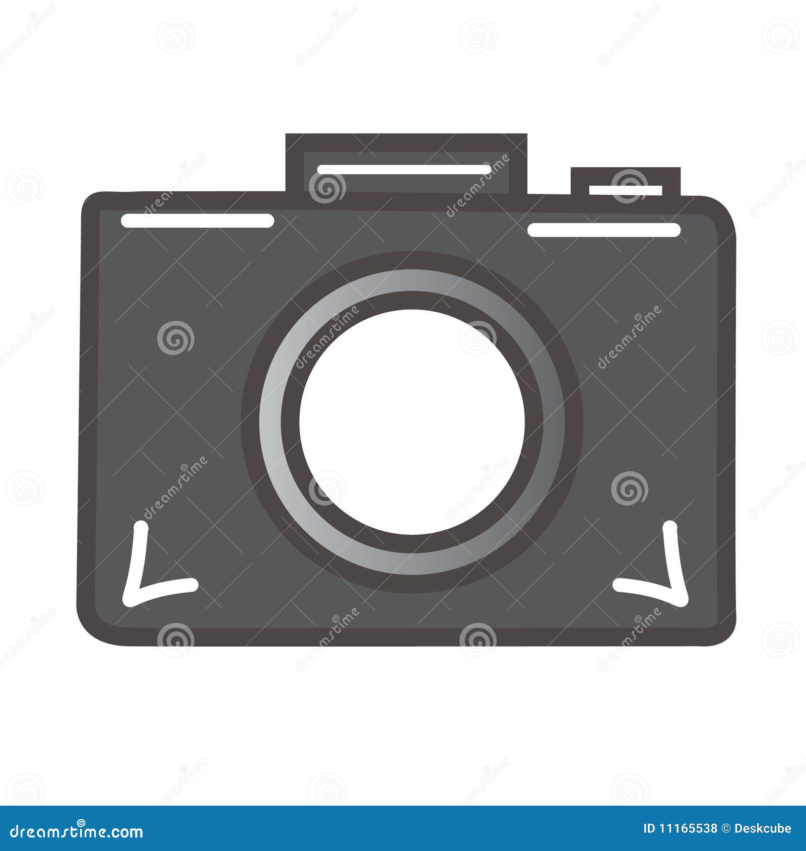 Digital camera icon stock vector. Illustration of equipment - 11165538
