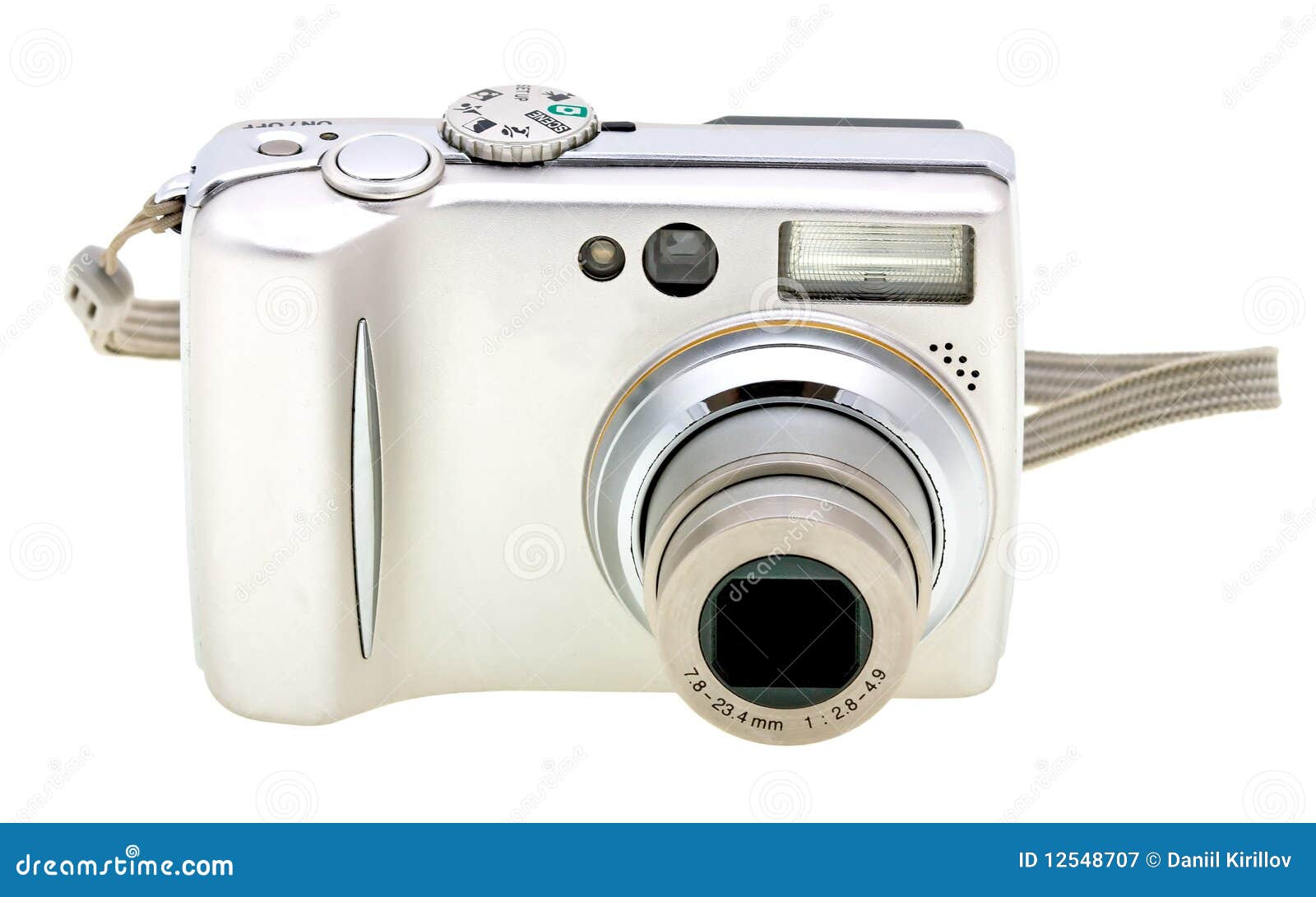 Digital Camera Isolated on White Stock Image - Image of photographer ...