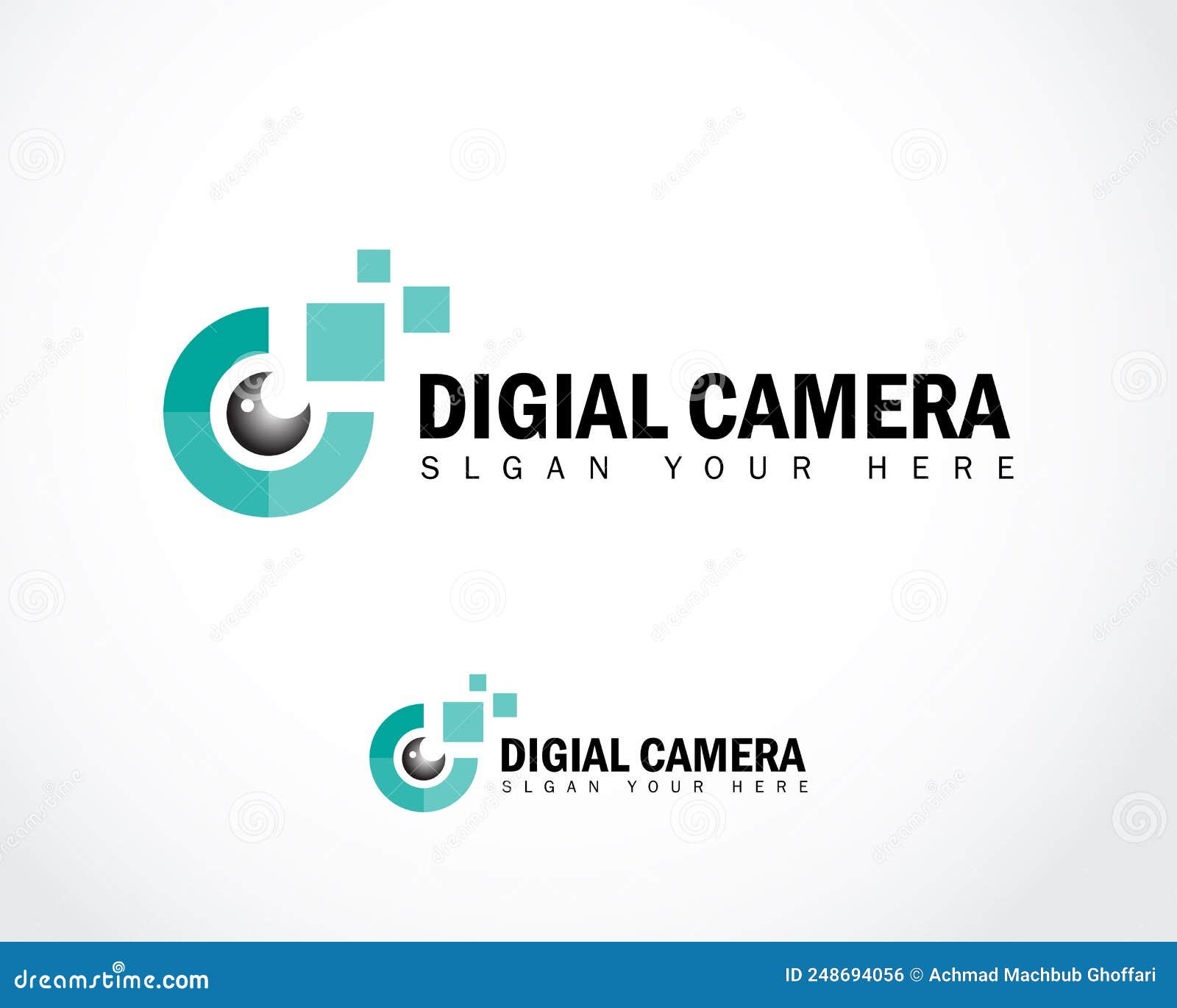Digital Camera Logo Creative Tech Pixel Business Electronic Shop Rental ...