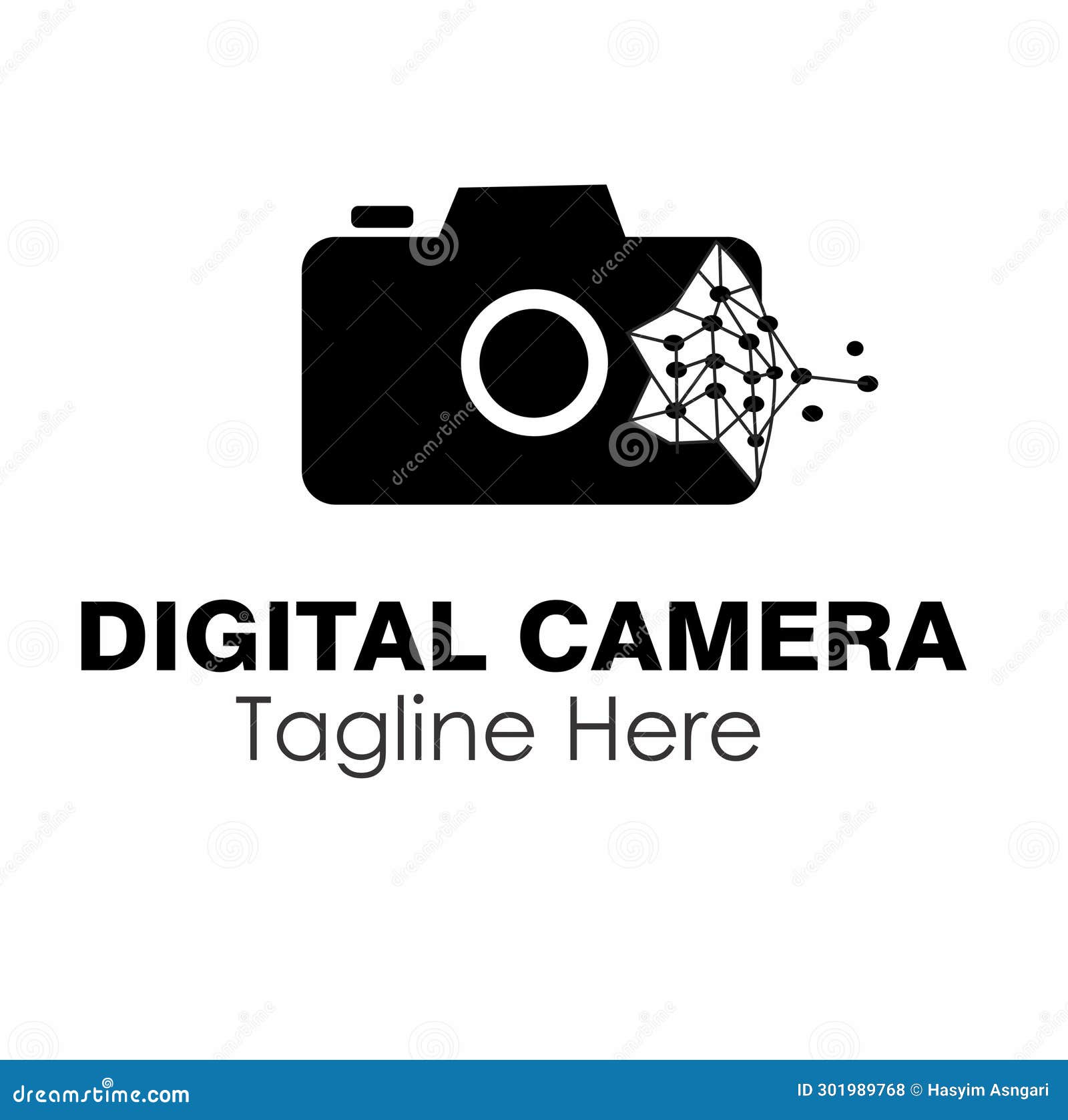 Digital Camera Logo Design Concept Stock Illustration - Illustration of ...