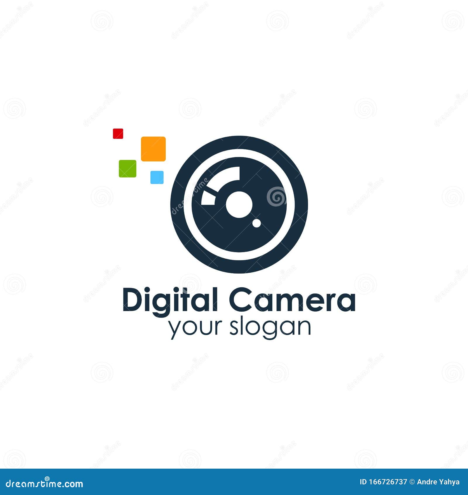 Digital camera logo design stock illustration. Illustration of emblem ...
