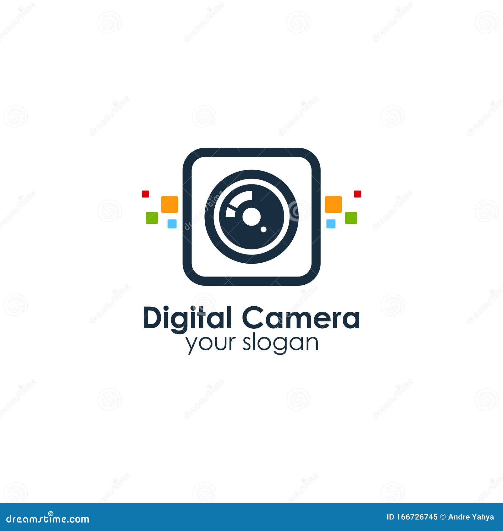 Digital camera logo design stock illustration. Illustration of emblem ...