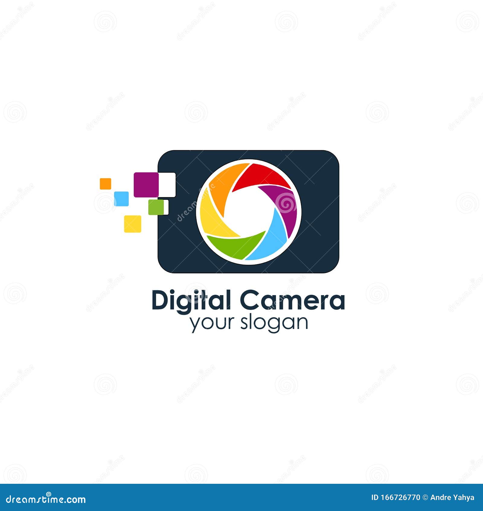 Digital camera logo design stock illustration. Illustration of vector ...