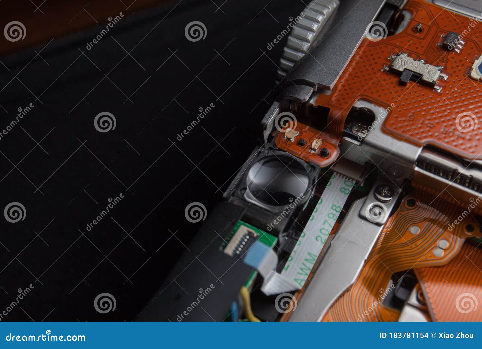 Digital Camera Mainboard and Parts Stock Photo - Image of optical ...