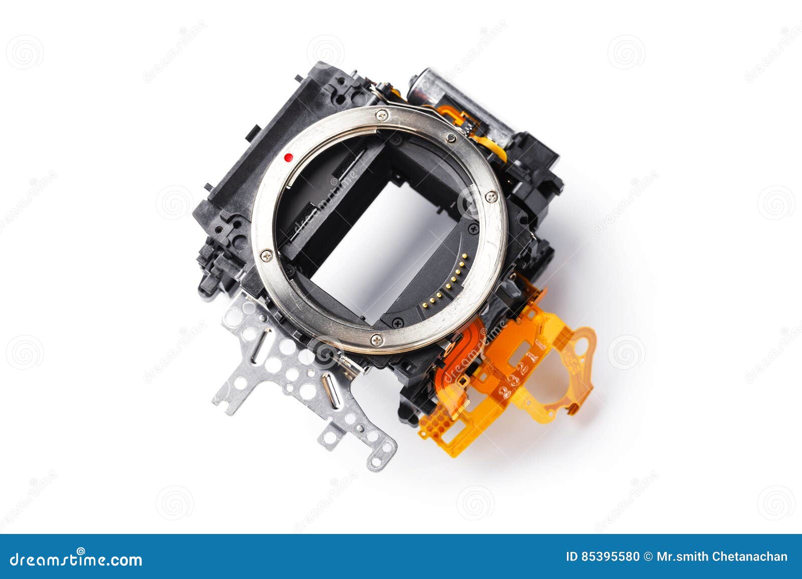 Digital camera mirror box stock photo. Image of stained - 85395580