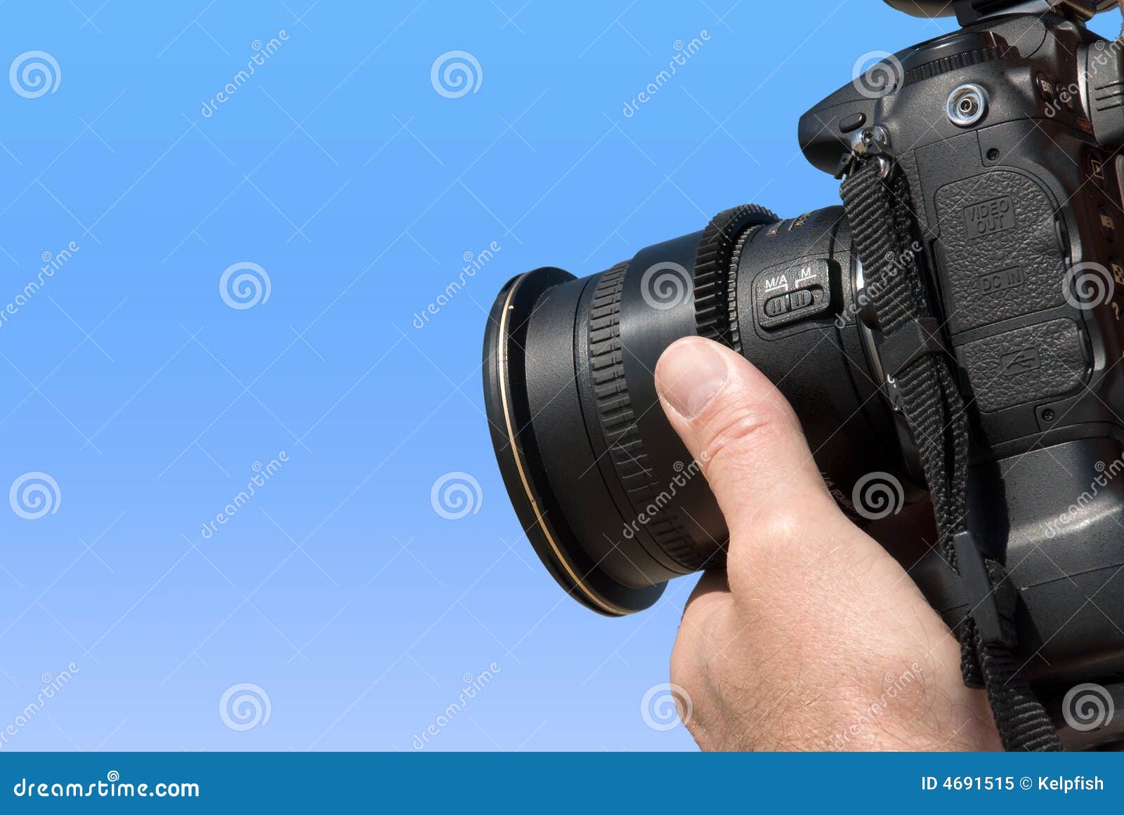Digital camera outdoors stock image. Image of lens, outdoors - 4691515