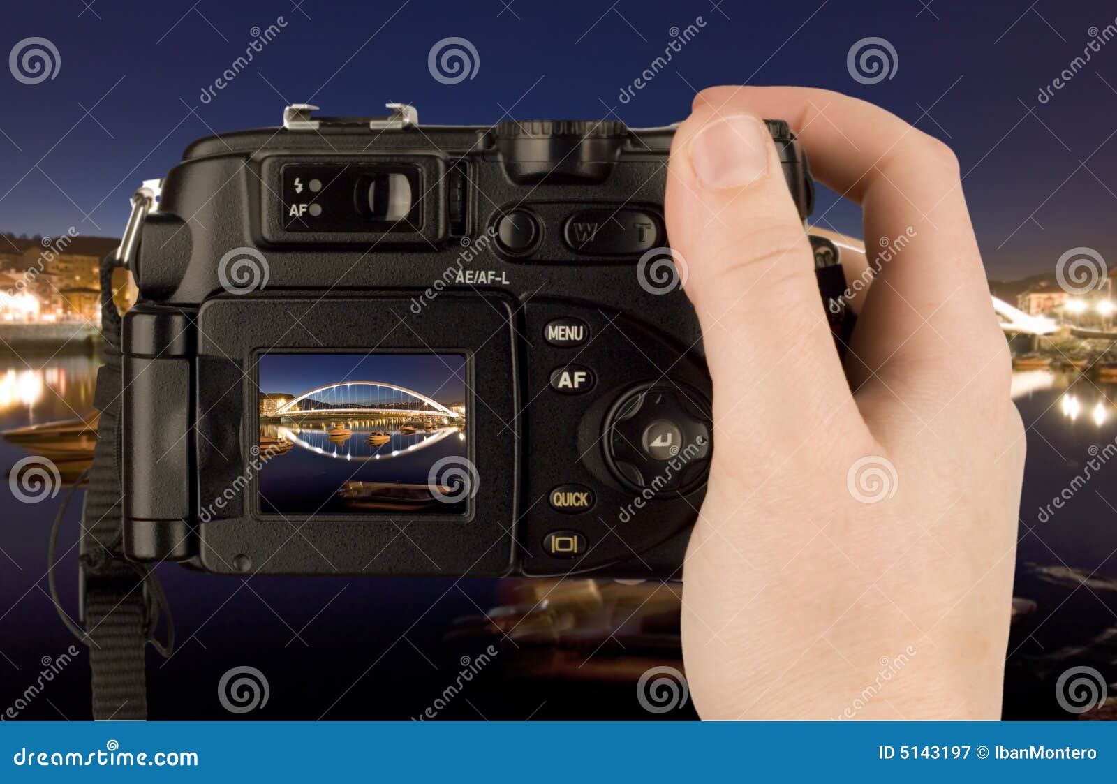 Digital Camera Photo in a Hand Stock Image - Image of clipping, black ...