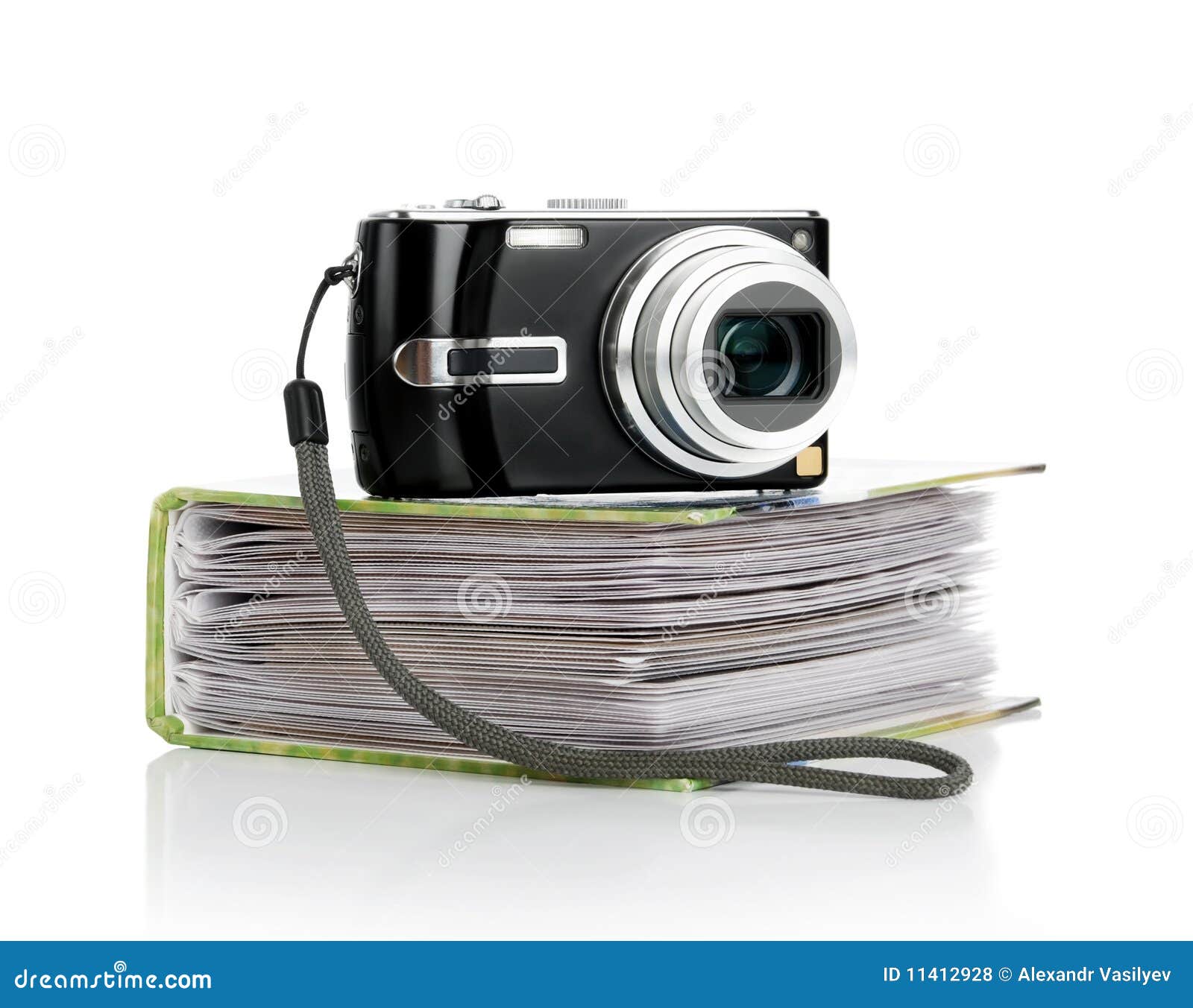 The Digital Camera and the Photograph Album Stock Photo - Image of ...