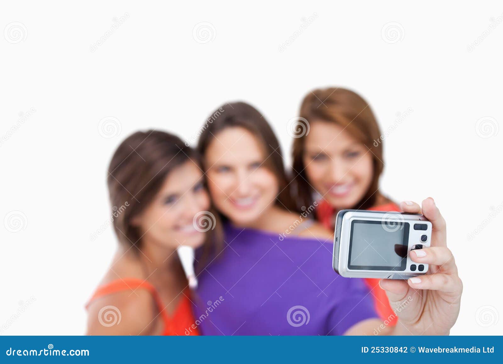 Digital Camera Photographing Three Teenagers Stock Photo - Image of ...