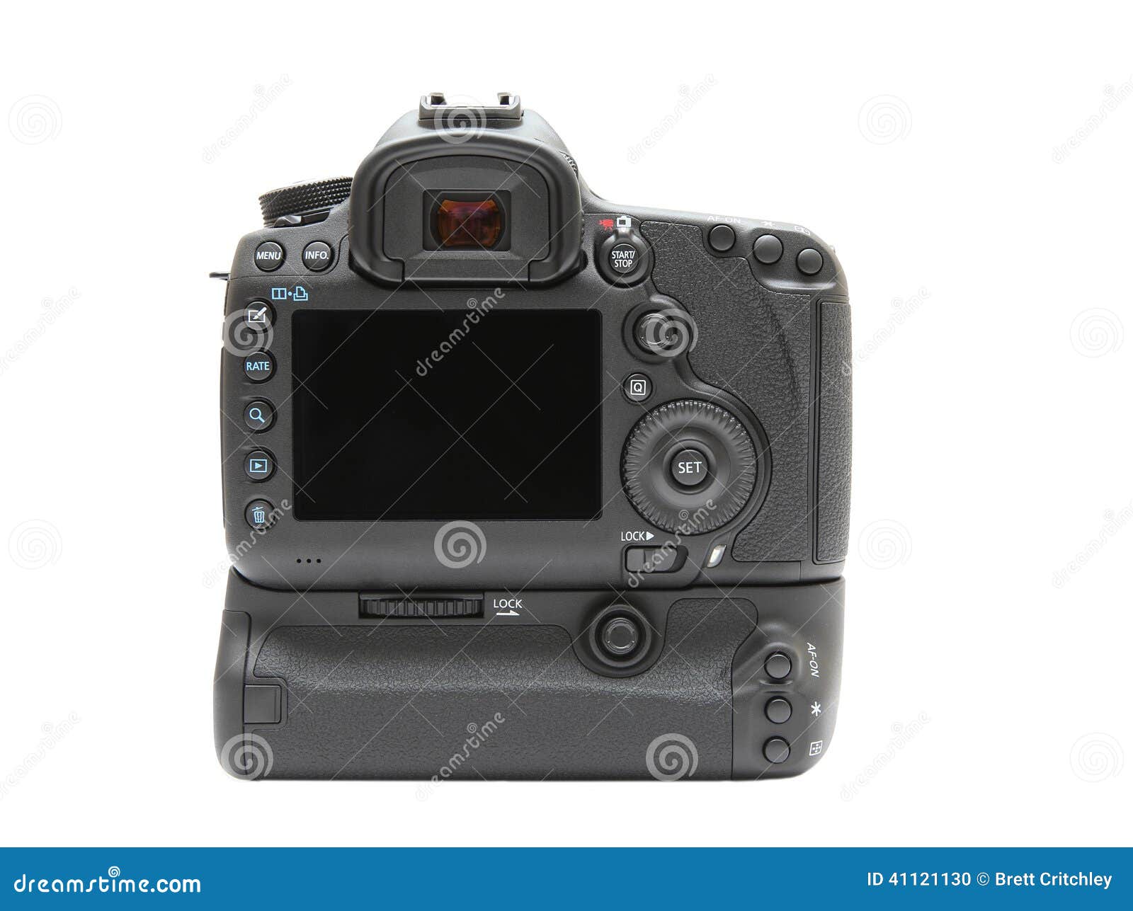 Digital Camera Rear Display Screen Stock Photo - Image of body, white ...