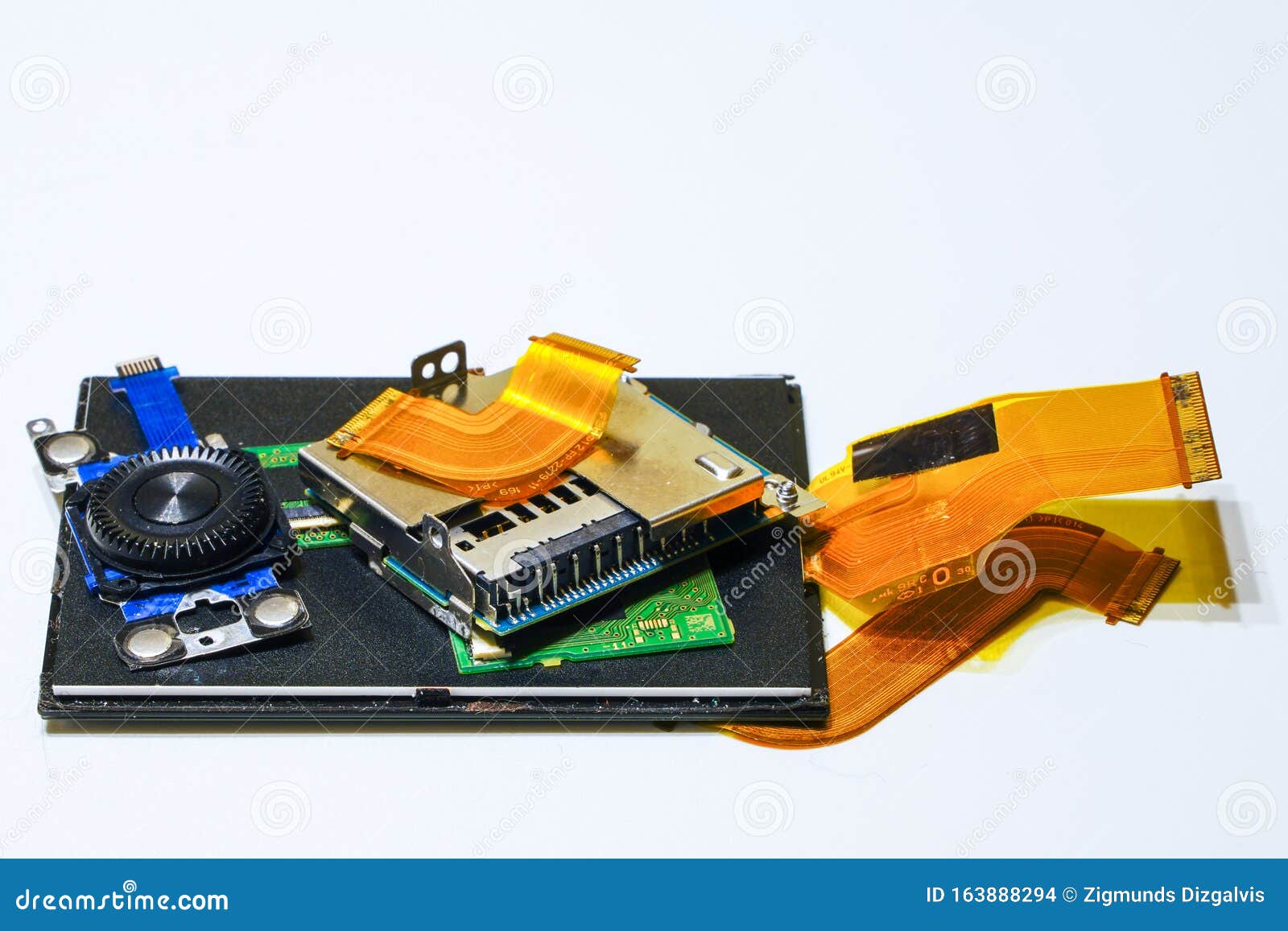 Digital Camera Replacement Parts, Display, Control Cursor, Chips, and ...