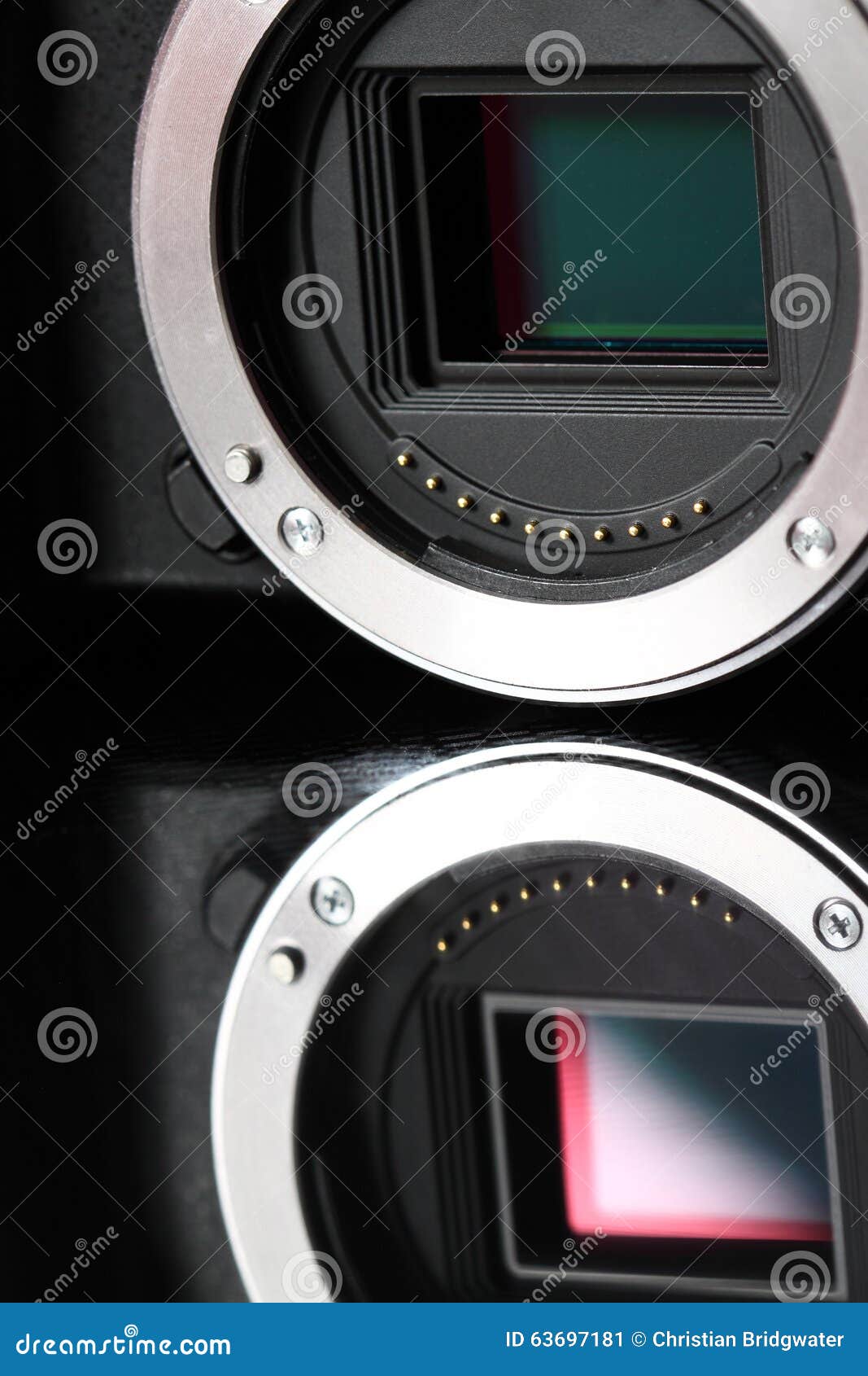 Digital camera sensor stock image. Image of camera, mirrorless - 63697181
