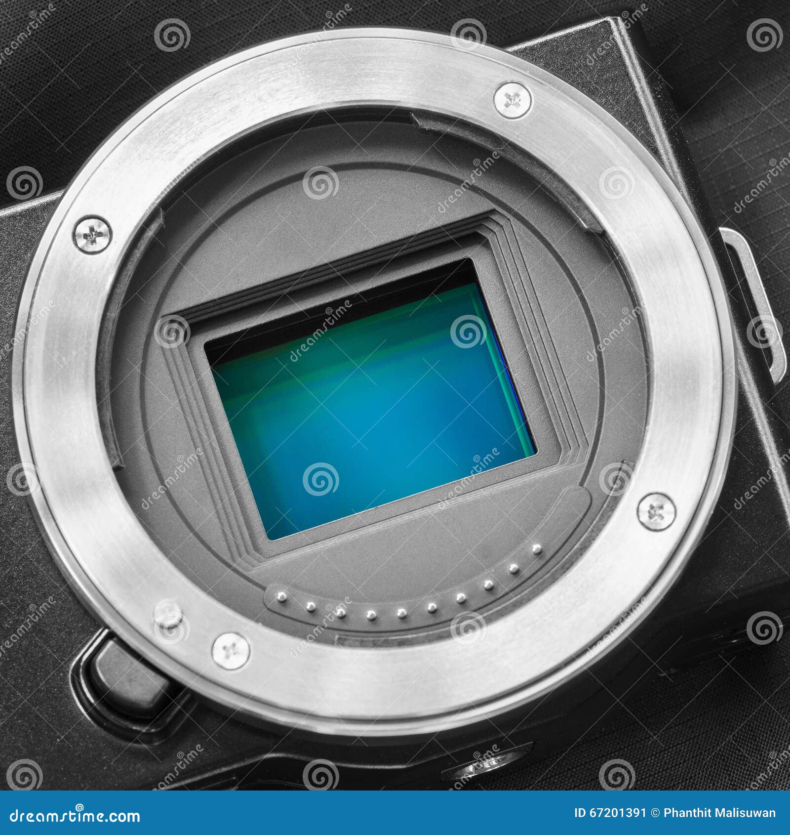 Digital Camera Sensor/APS-C CMOS Sensor Stock Image - Image of ...