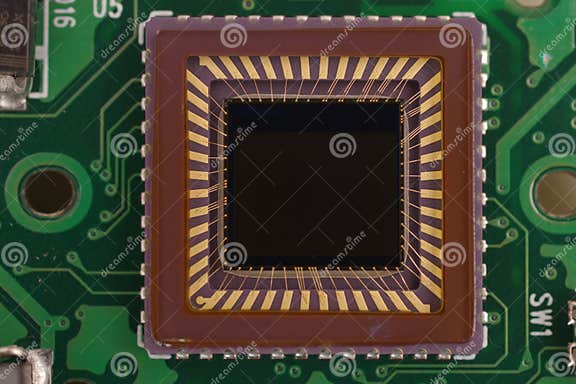Digital camera sensor stock image. Image of close, electronics - 123387441