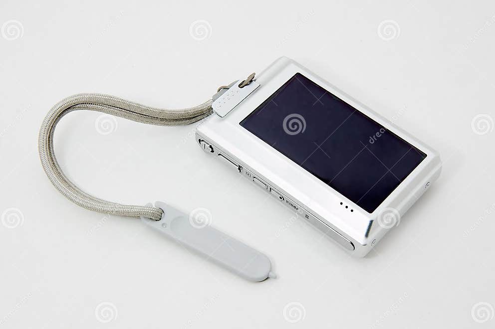 Digital camera with stick stock photo. Image of equipment - 5995034