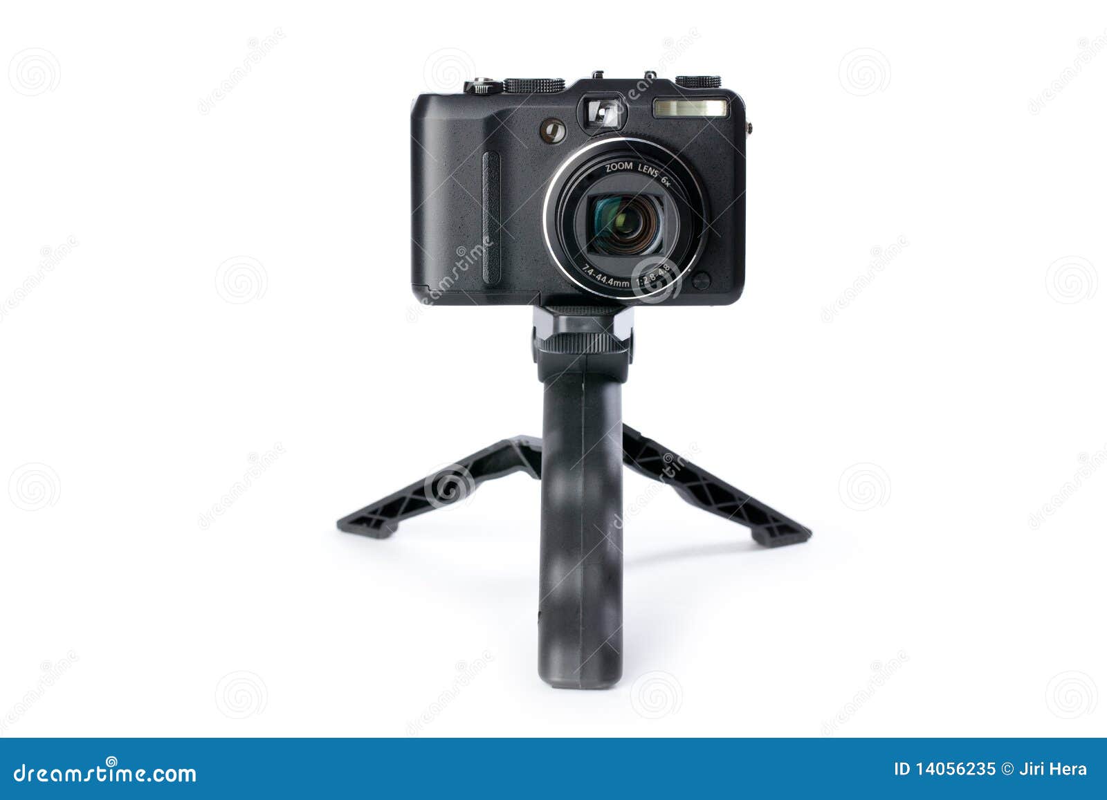 Digital camera on tripod stock image. Image of digitally - 14056235