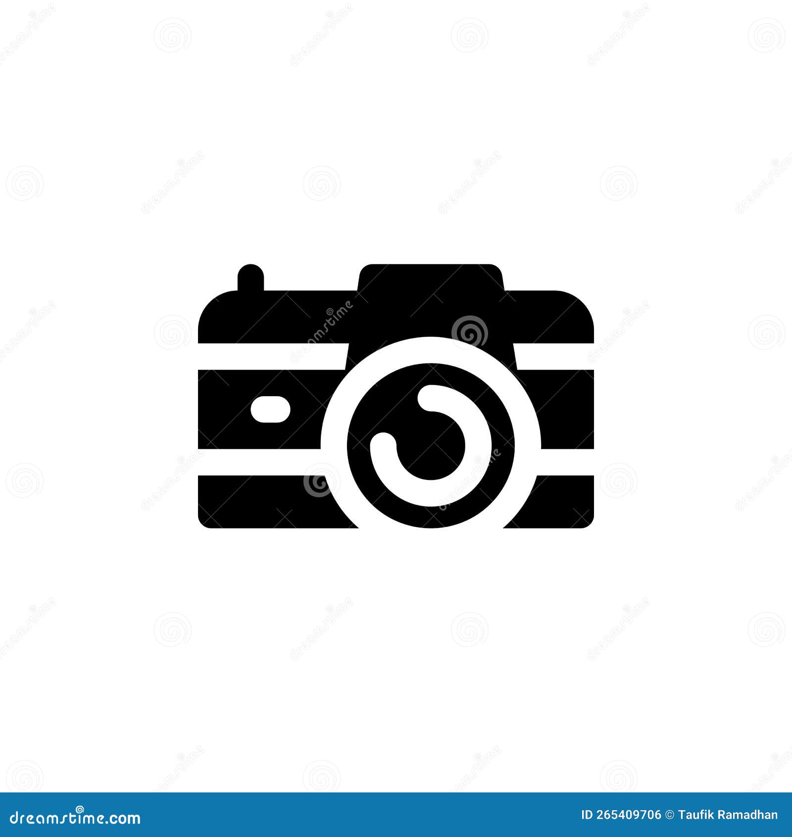 Digital Camera Vector Icon. Computer Component Icon Solid Style ...