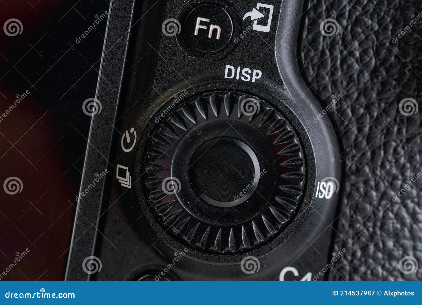 A Digital Camera. View of the Scrolling Wheel Image Stock Image - Image ...