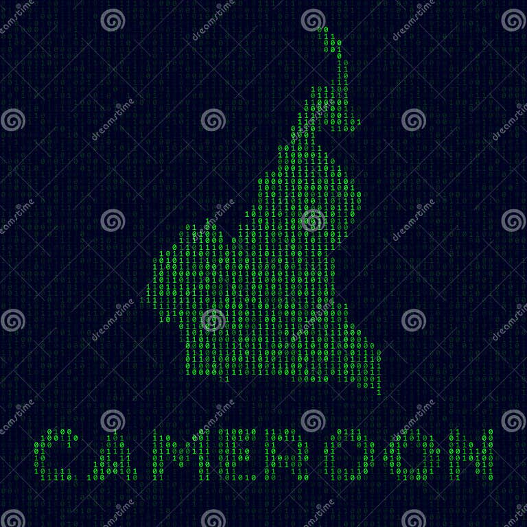Digital Cameroon logo. stock vector. Illustration of data - 170183725