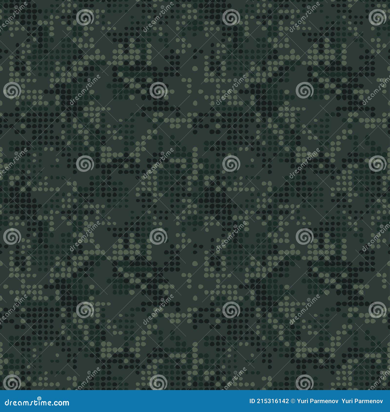 Dark Green Digital Camo