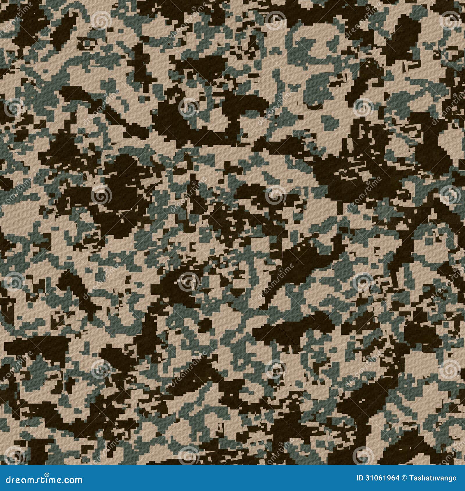 Digital Camouflage Pattern. Seamless Texture. Stock Photo ...