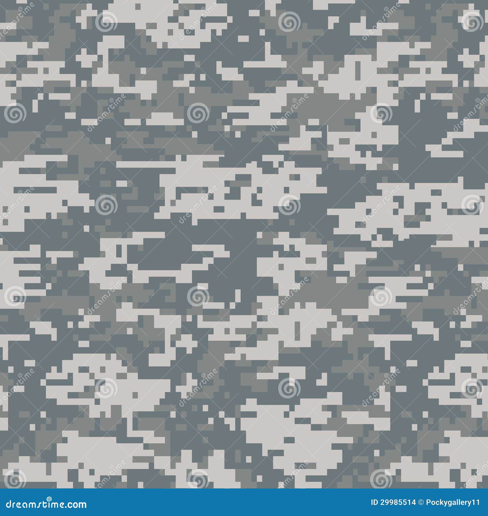 Digital Camouflage Seamless Pattern Stock Vector - Illustration of ...