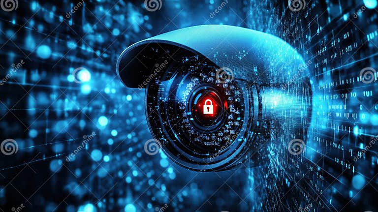 Digital CCTV Camera, Security Technology, Data Protection, Surveillance ...