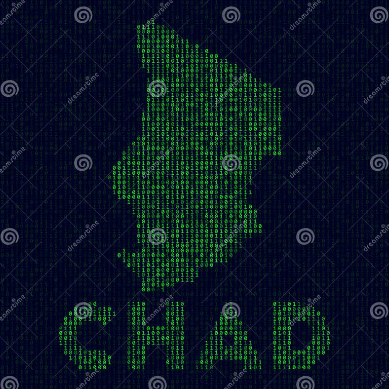 Digital Chad logo. stock vector. Illustration of boundary - 180097620