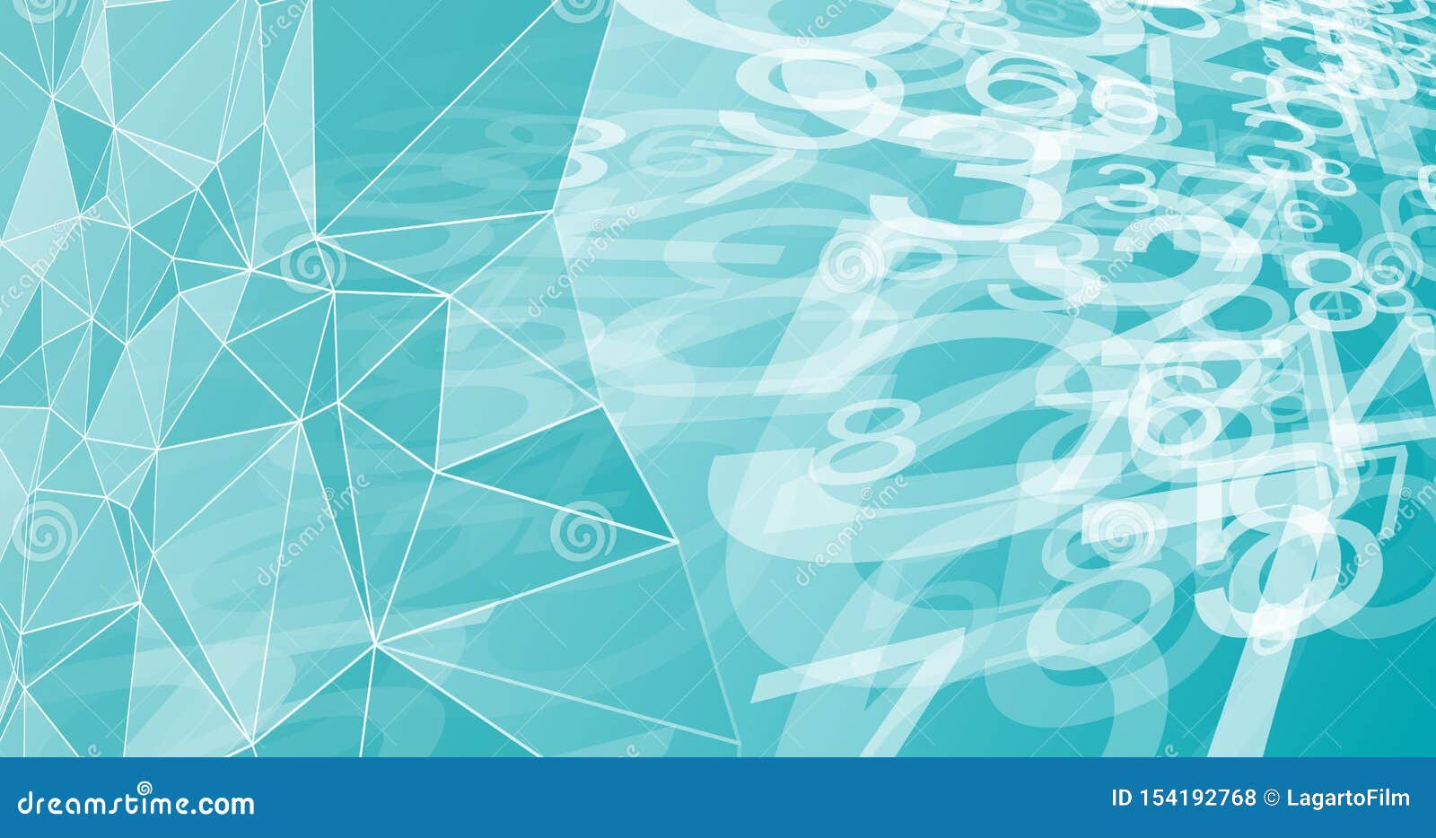 Digital Chaos Abstract Technology Big Data Visualisation Stock Vector ...