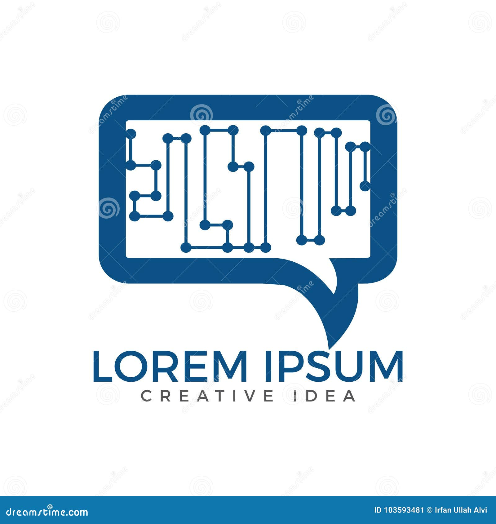 Chat Conversation Message Communication Logo. Stock Vector ...