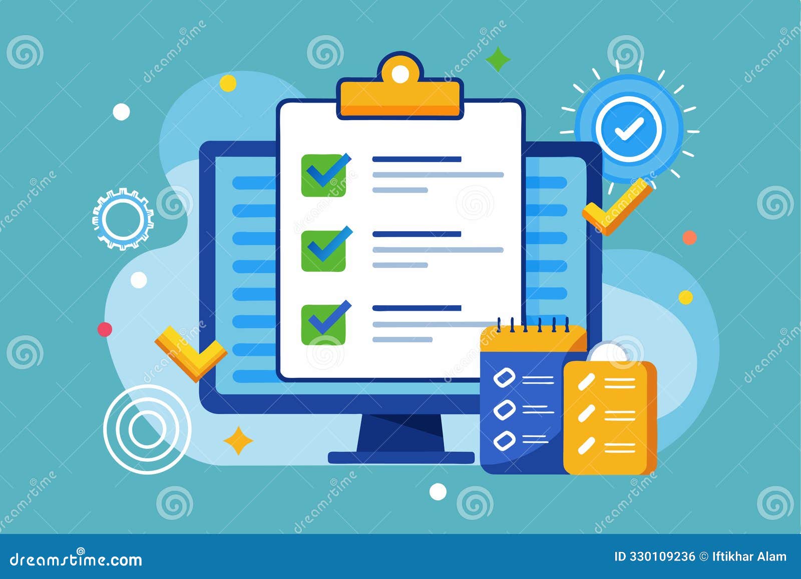 A Digital Checklist Displays Key Data Management Tasks with ...