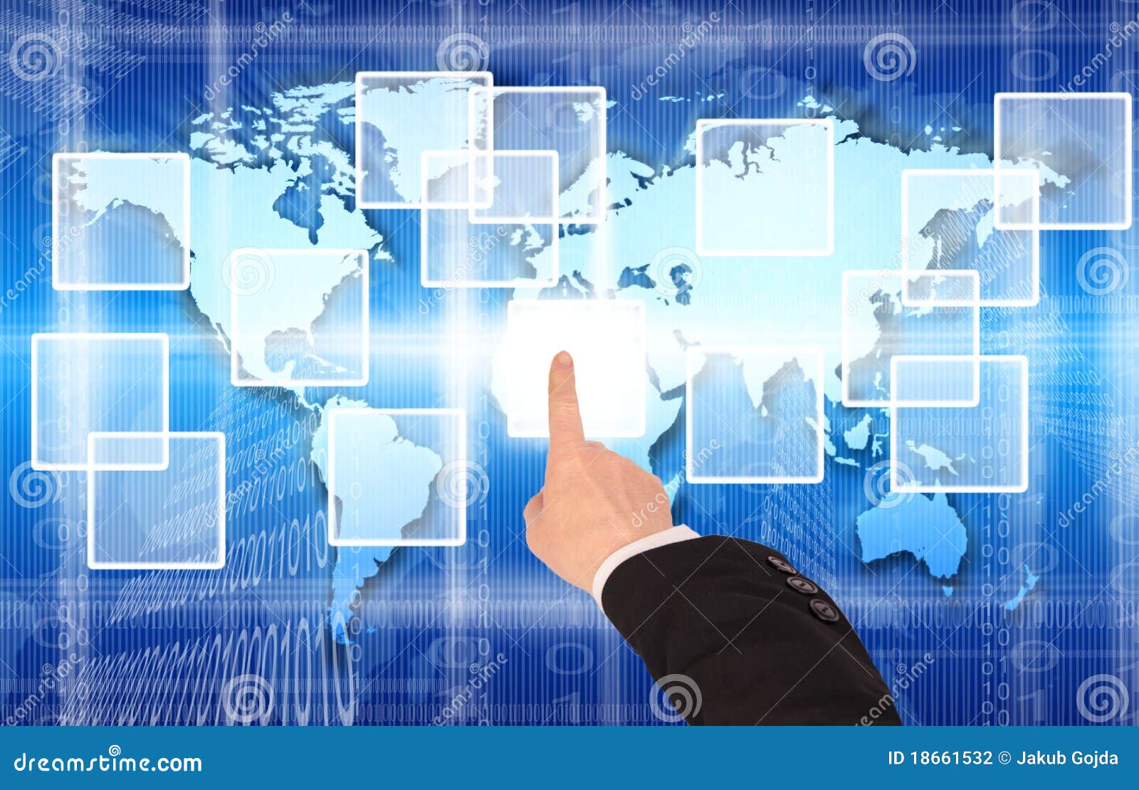 Digital choice stock illustration. Illustration of beautiful - 18661532