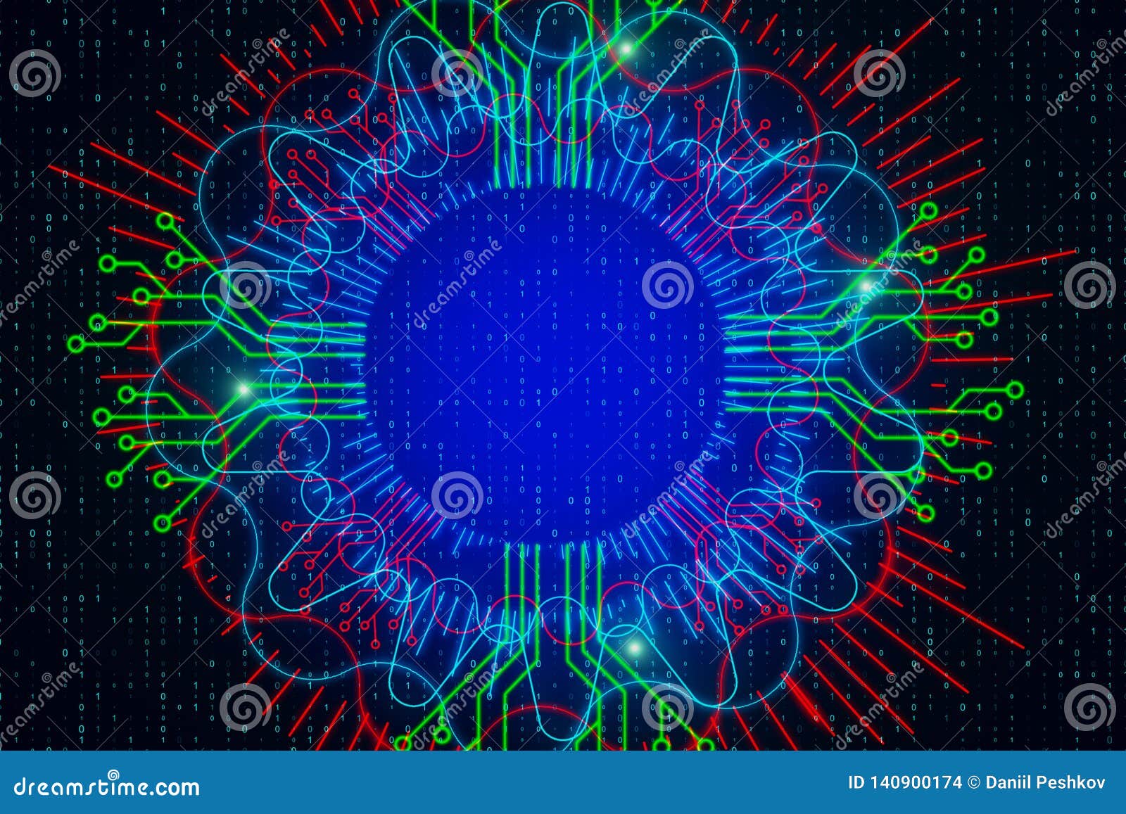 Digital circle background stock photo. Image of backdrop - 140900174