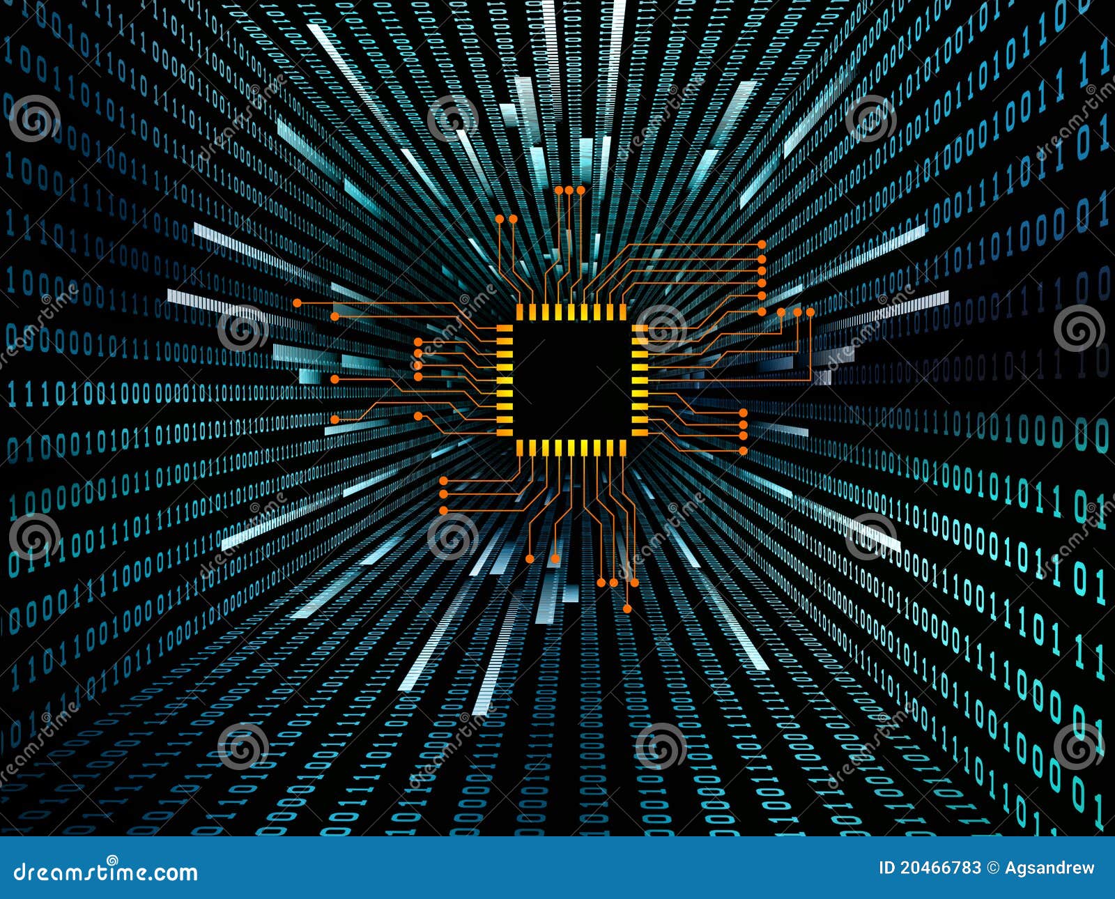 Digital Circuit stock illustration. Illustration of composition - 20466783