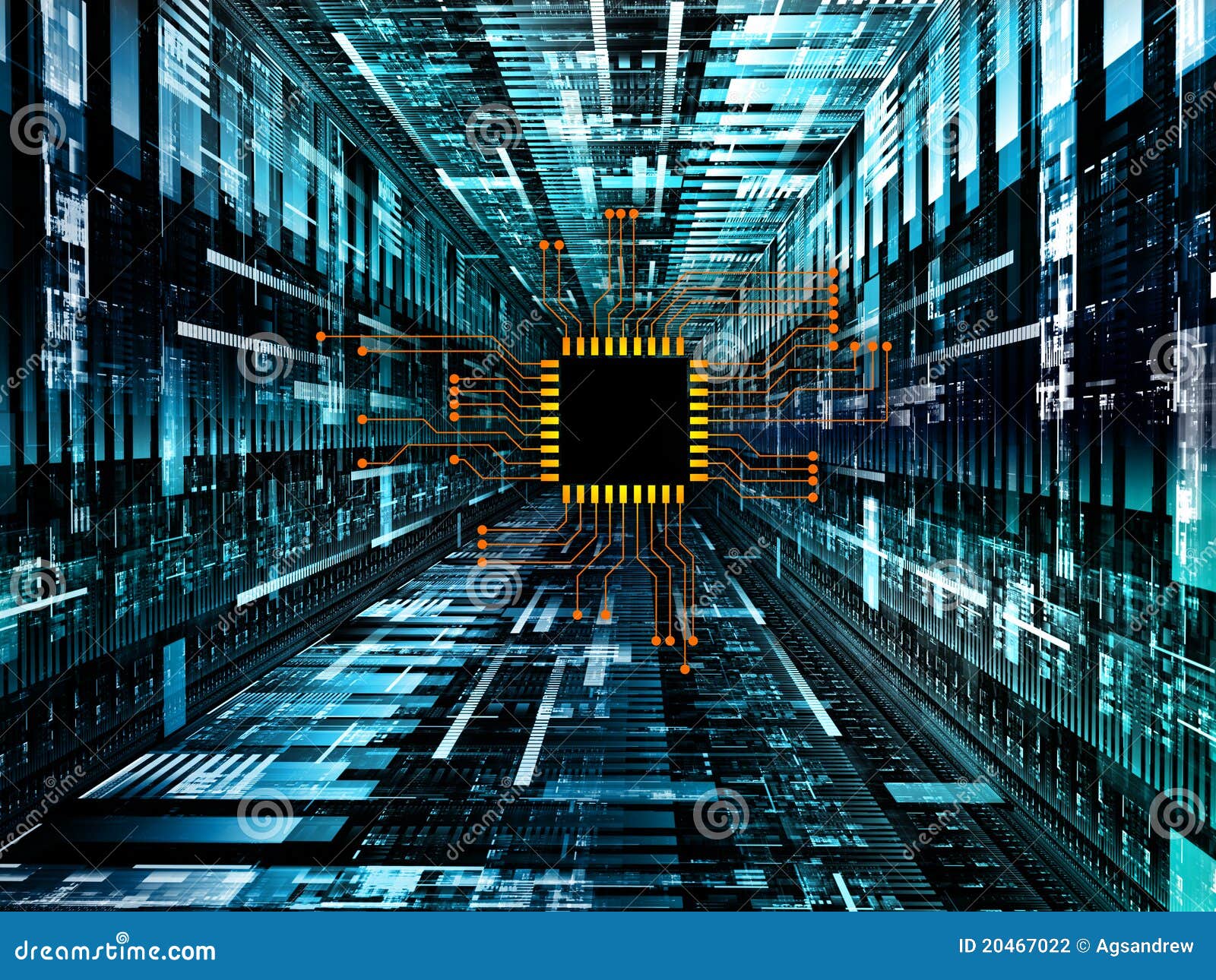 Digital Circuit stock illustration. Illustration of circuit - 20467022