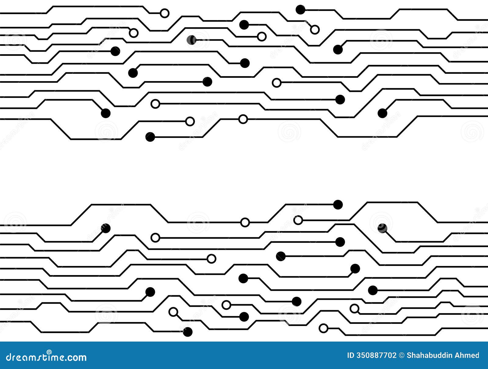 Vector Digital Circuit Technology Background Concept with Technology ...