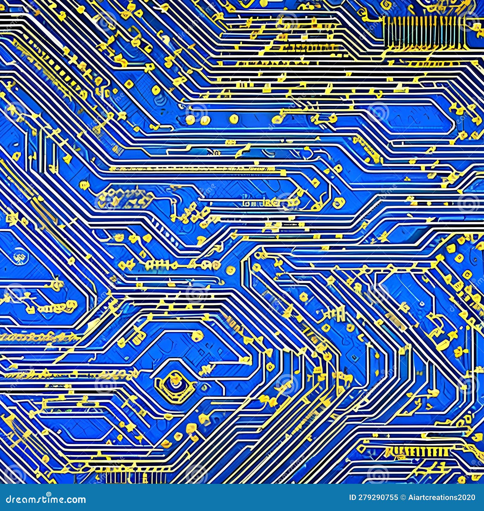 1268 Digital Circuit Board: a Futuristic and High-tech Background ...