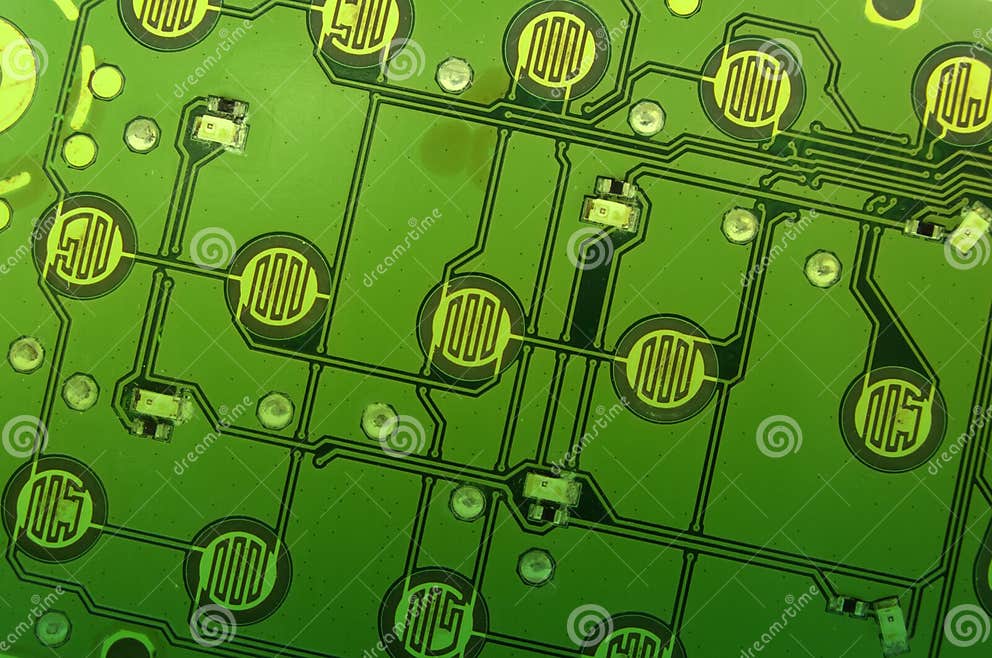 Digital Circuit Design stock photo. Image of data, macro - 10458384