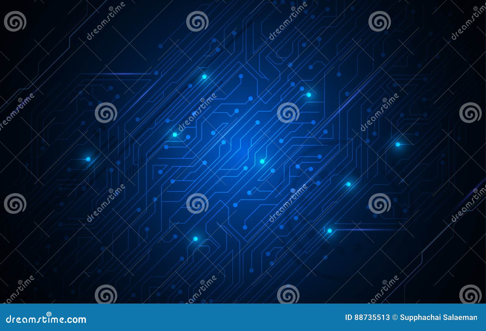 Digital Circuit Background. Texture Of Processor, Motherboard Vector ...
