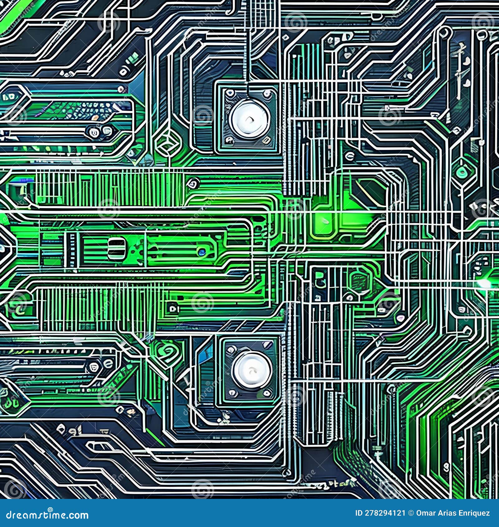 370 Digital Circuitry: A Futuristic And Tech-inspired Background ...