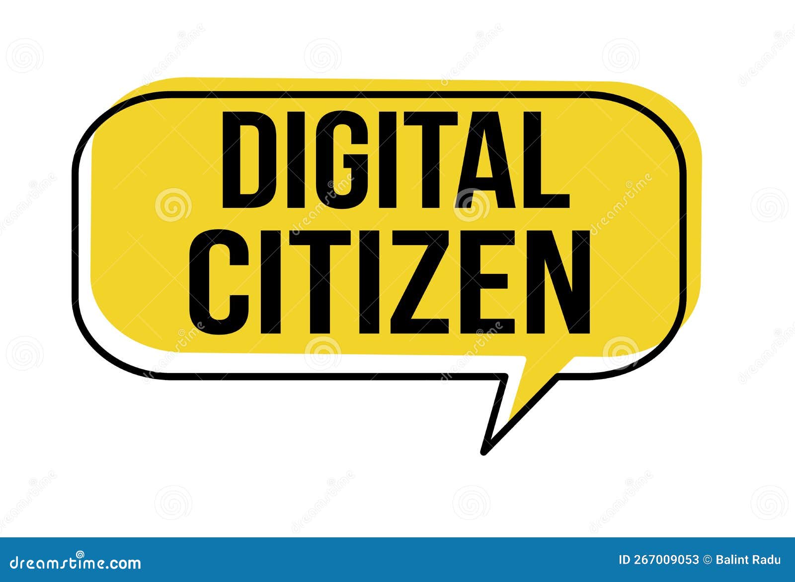 Digital Citizen Word On White Royalty-Free Stock Image | CartoonDealer ...