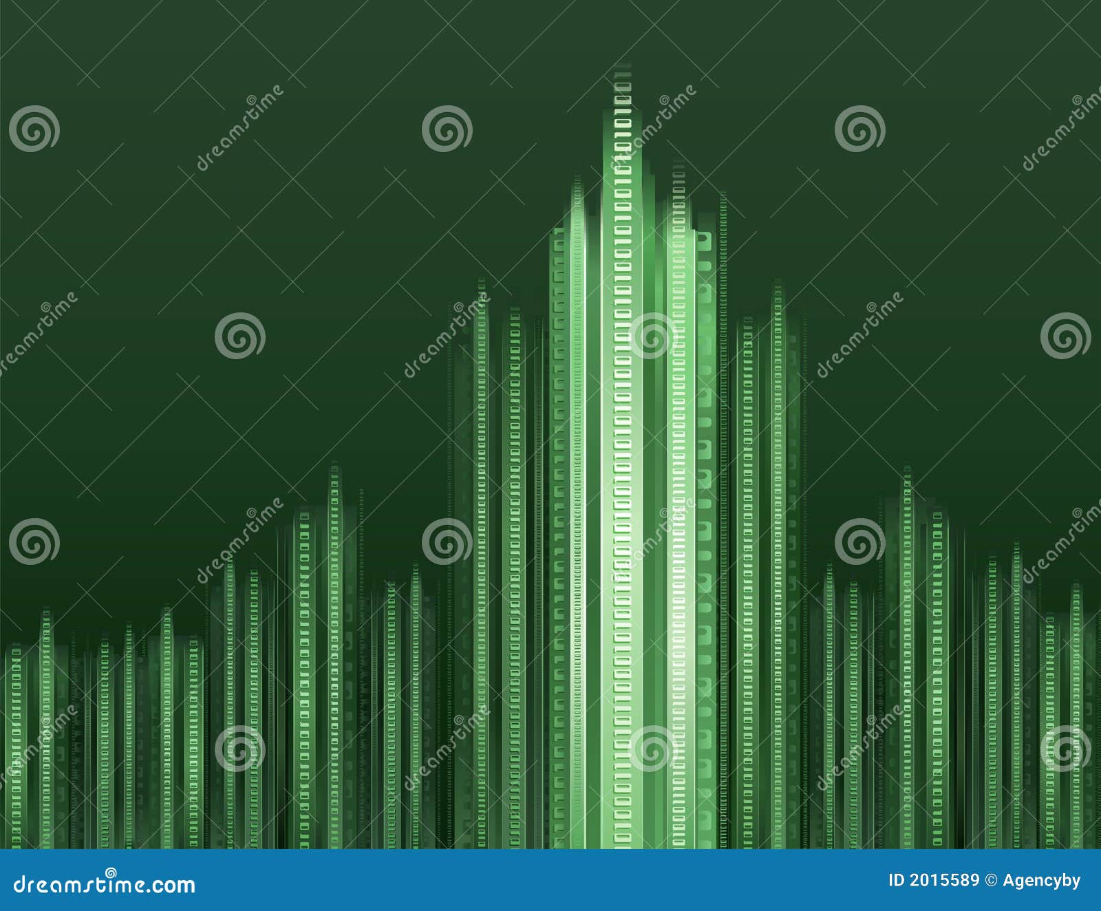 Digital cityscape stock vector. Illustration of communications - 2015589