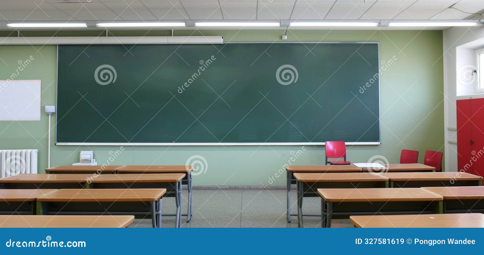 Digital Classroom Landing Page Template With Realistic 3d Laptop With ...